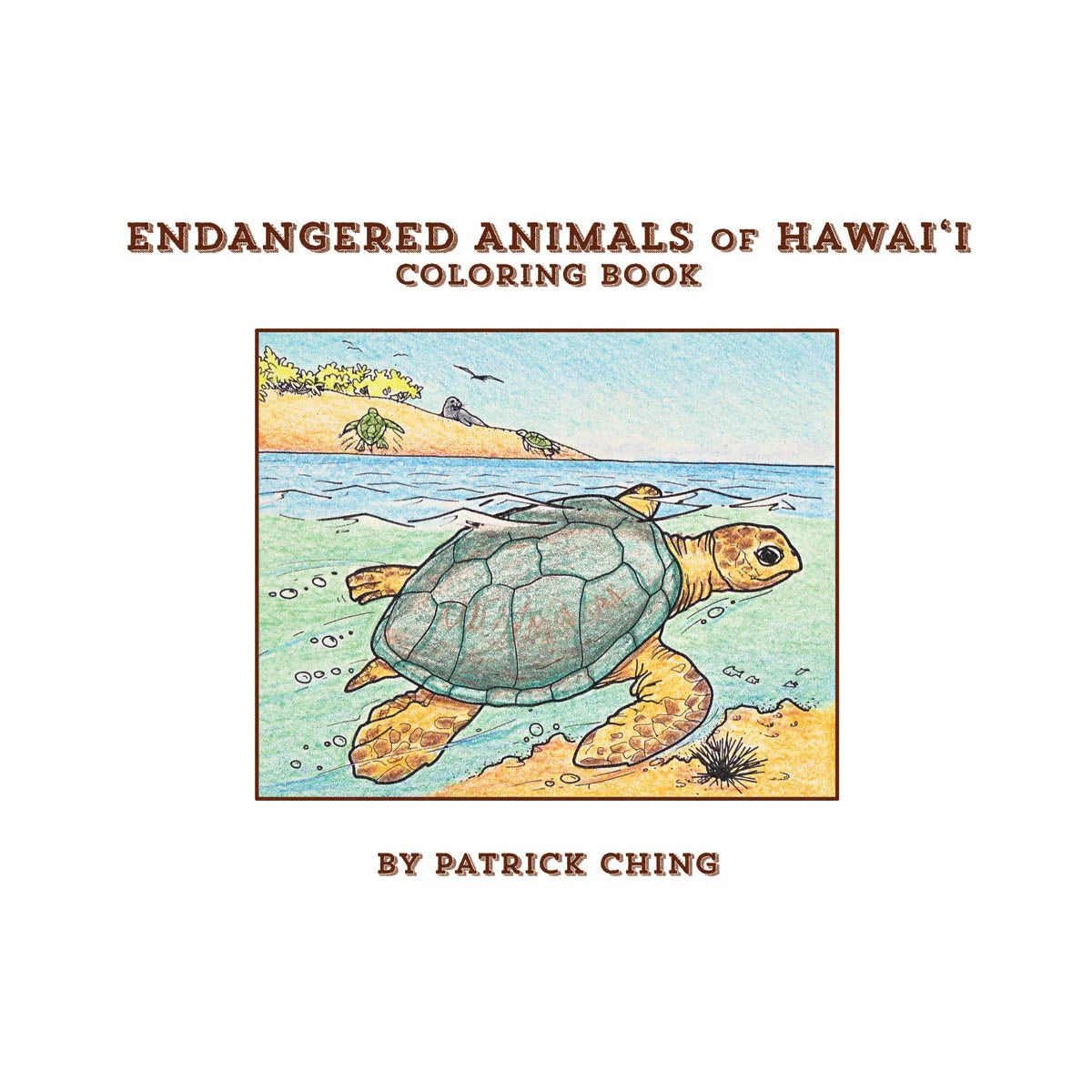 ENDANGERED ANIMALS OF HAWAII COLORING BOOK – Small Fry Kauai