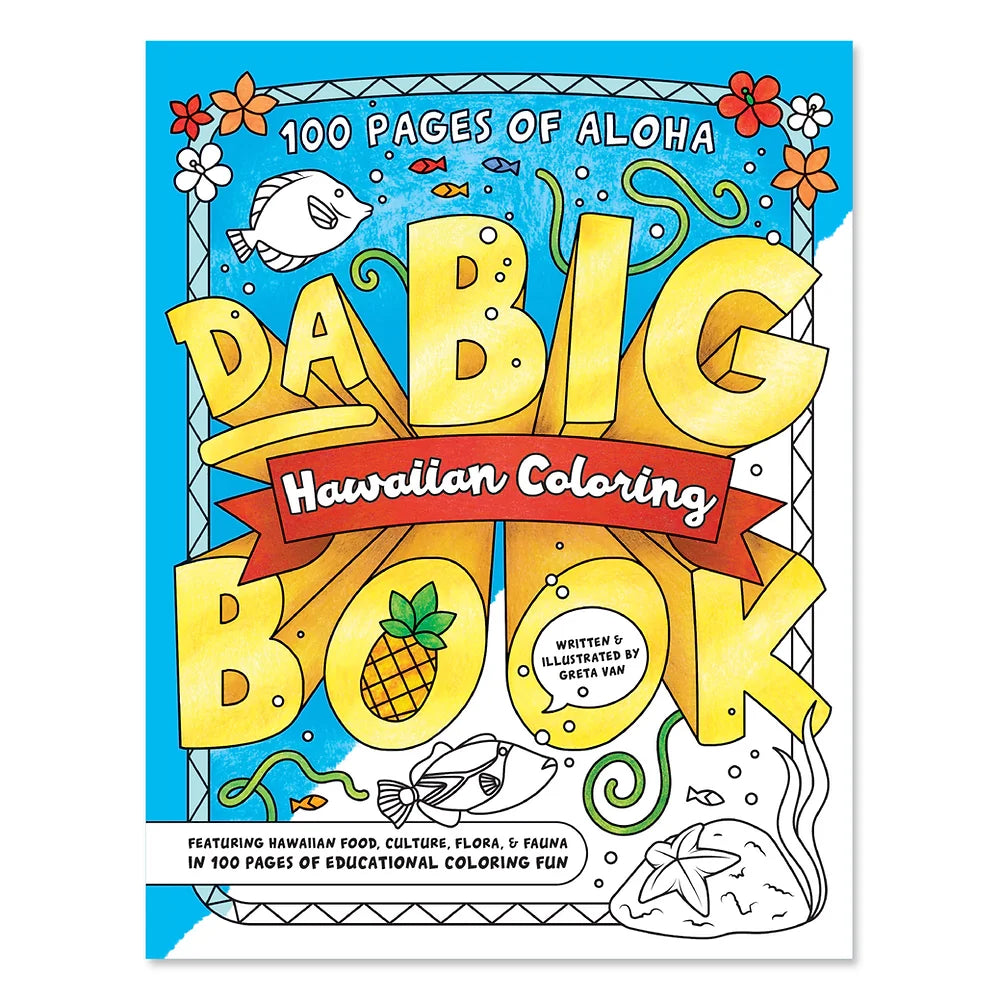 Da BIG Hawaiian Coloring Book – Small Fry Kauai