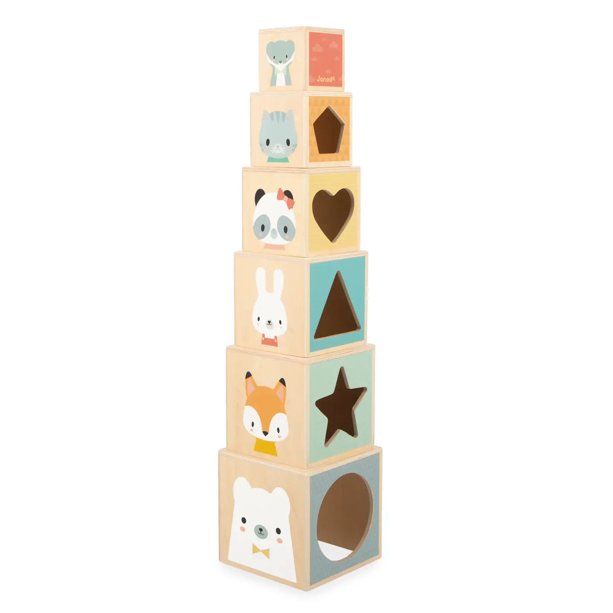PURE WOOD STACKING PYRAMID – Small Fry Kauai